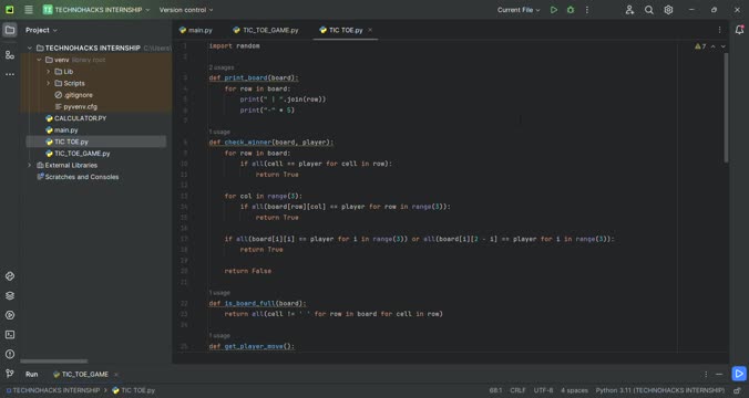 How I created a TIC TOE GAME using python | MOHAMMAD RAHBAR ANSARI ... How I created a TIC TOE GAME using python | MOHAMMAD RAHBAR ANSARI ...