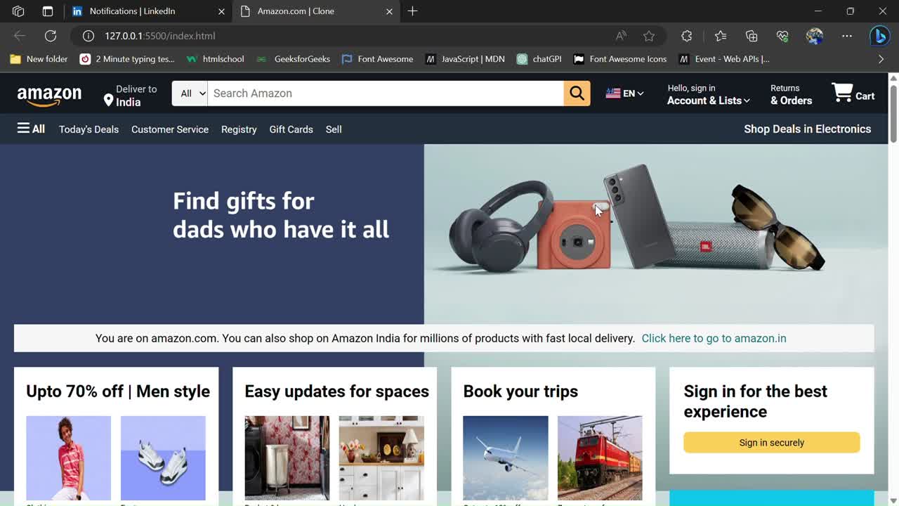Mohd Atir on LinkedIn: #connections #html5 #css3 #amazon Mohd Atir on LinkedIn: #connections #html5 #css3 #amazon