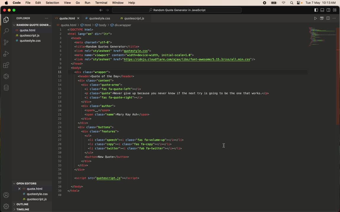 Gaurav Kumar Guleria on LinkedIn: #javascript #coding #quotegenerator # ... Gaurav Kumar Guleria on LinkedIn: #javascript #coding #quotegenerator # ...
