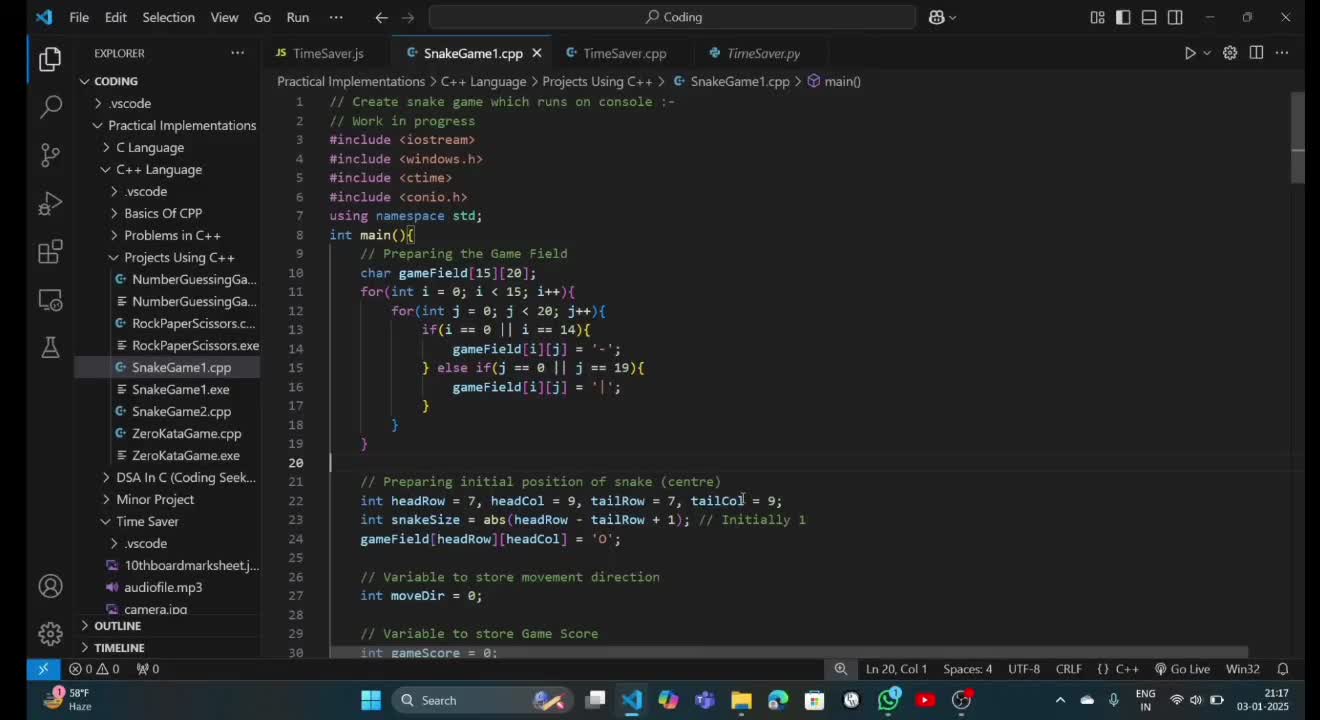 Kartikesh Mishra on LinkedIn: #cplusplus #gamedevelopment #coding # ... Kartikesh Mishra on LinkedIn: #cplusplus #gamedevelopment #coding # ...