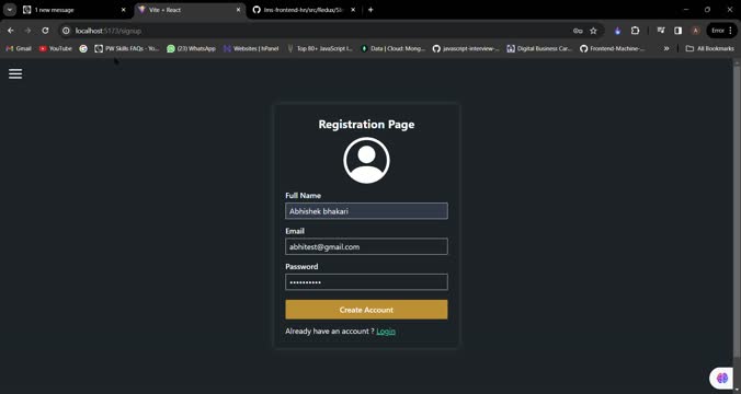 Mastered login and logout in LMS project | Abhishek Bhakari posted on ... Mastered login and logout in LMS project | Abhishek Bhakari posted on ...