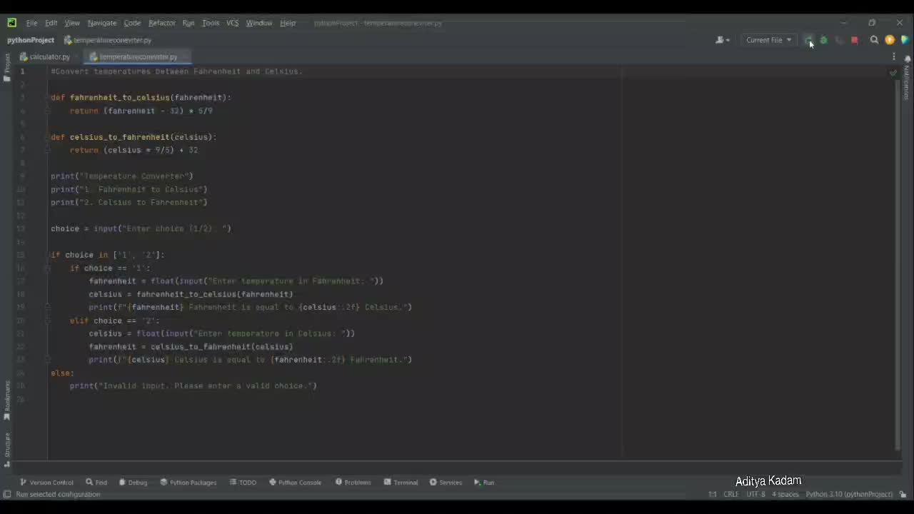 Aditya Dilip Kadam on LinkedIn: #python #programming #task2 # ... Aditya Dilip Kadam on LinkedIn: #python #programming #task2 # ...