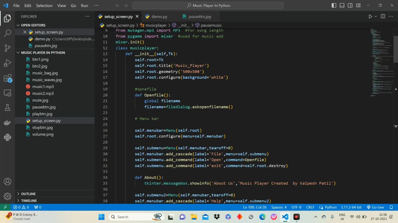Internship at CodeClause in Python | Kalpesh Patil posted on the topic ... Internship at CodeClause in Python | Kalpesh Patil posted on the topic ...