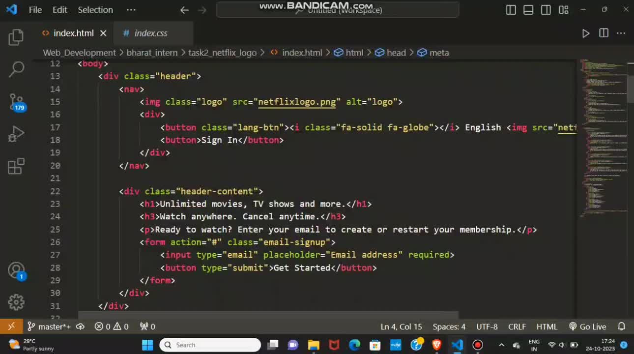 Shubham Purwar on LinkedIn: #webdev #bharatintern Shubham Purwar on LinkedIn: #webdev #bharatintern