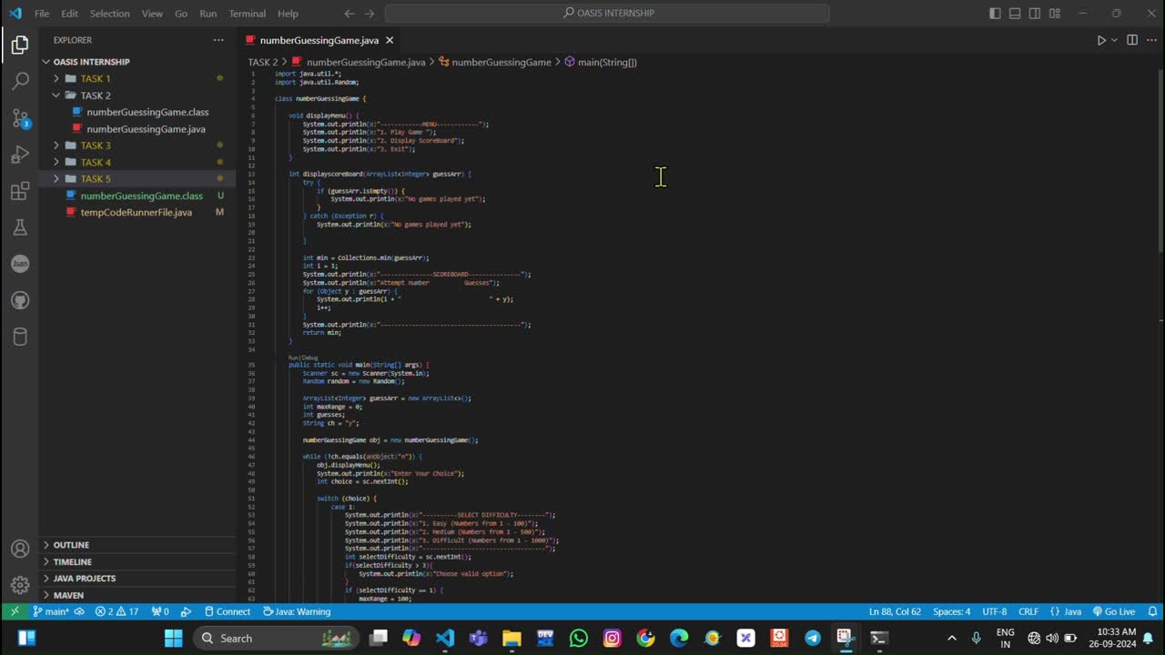 Atharv Mane on LinkedIn: #java #numberguessinggame #programming # ... Atharv Mane on LinkedIn: #java #numberguessinggame #programming # ...