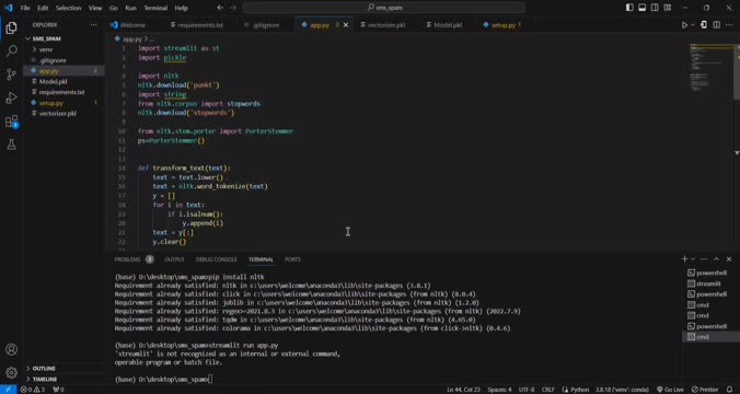 New project: Spam SMS detector | Sachin Dwivedi posted on the topic ... New project: Spam SMS detector | Sachin Dwivedi posted on the topic ...
