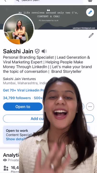 Sakshi Jain on LinkedIn: #linkedintips #profileboost #personalbranding ... Sakshi Jain on LinkedIn: #linkedintips #profileboost #personalbranding ...