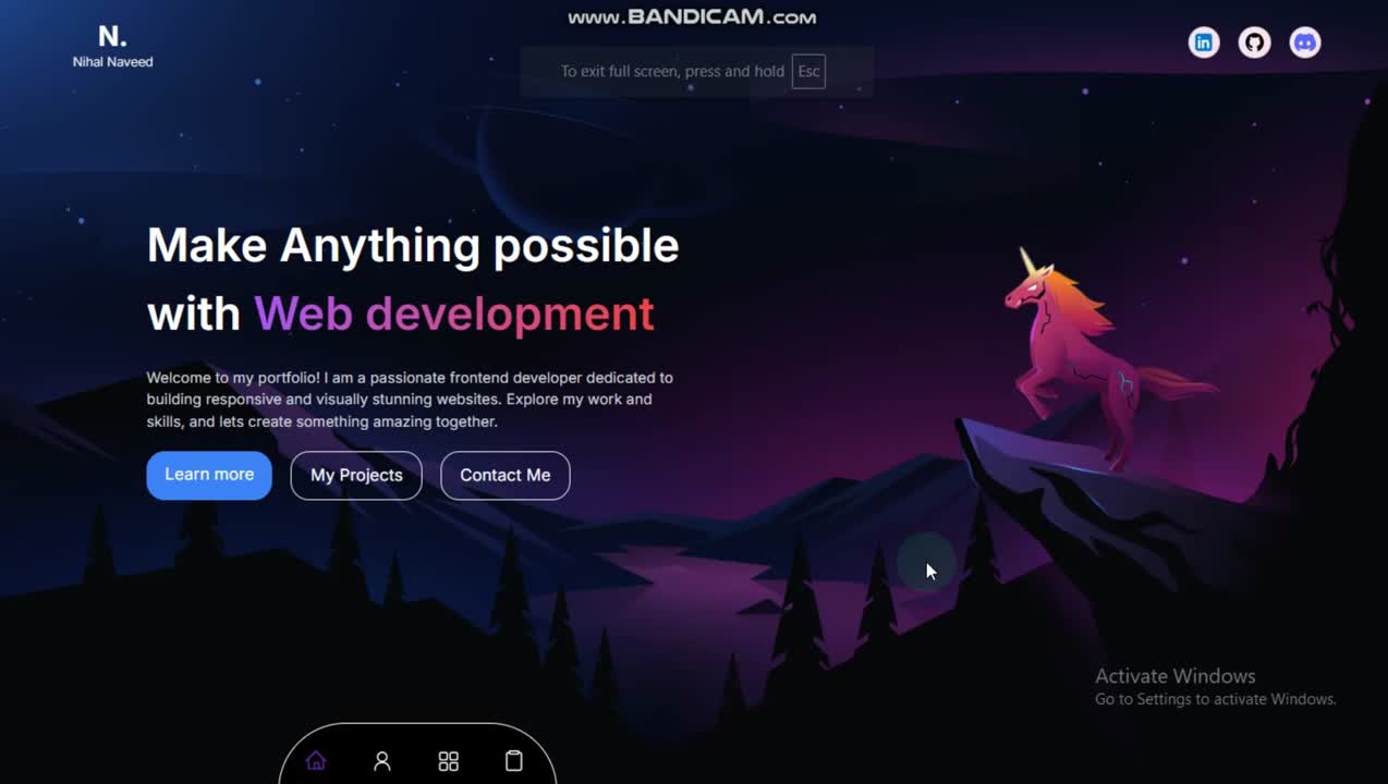 Nihal Naveed on LinkedIn: #frontenddevelopment #portfoliowebsite # ... Nihal Naveed on LinkedIn: #frontenddevelopment #portfoliowebsite # ...