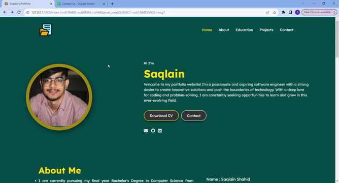SAQLAIN SHAHID on LinkedIn: #webdevelopment #internship SAQLAIN SHAHID on LinkedIn: #webdevelopment #internship