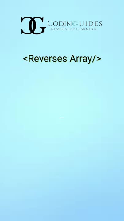 Reverses_array | Suman Naskar Reverses_array | Suman Naskar