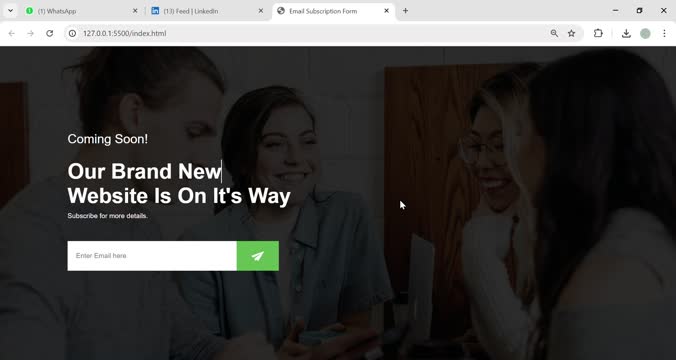 Momina Mujahid on LinkedIn: Built a user-friendly Email Subscription ... Momina Mujahid on LinkedIn: Built a user-friendly Email Subscription ...
