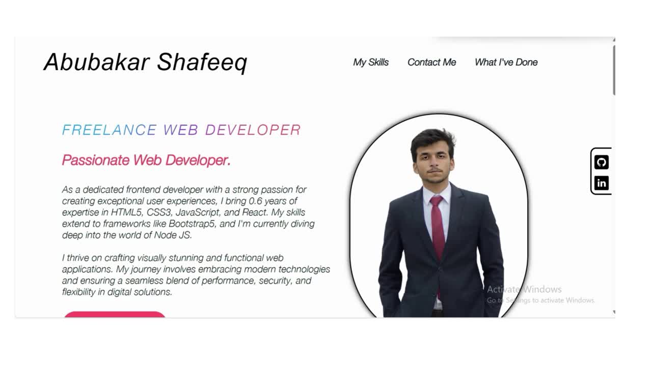 Abubakar Shafeeq on LinkedIn: #reactjs #webdevelopment #portfolio # ... Abubakar Shafeeq on LinkedIn: #reactjs #webdevelopment #portfolio # ...