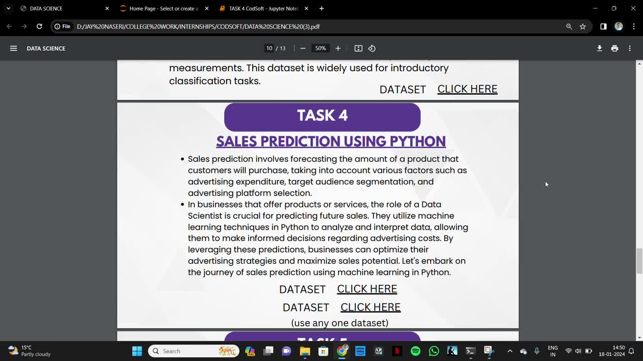 Completed Data Science Internship at CodSoft | Jay Naseri posted on the ... Completed Data Science Internship at CodSoft | Jay Naseri posted on the ...