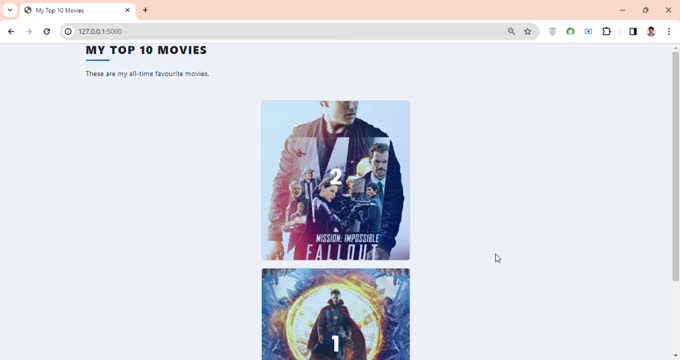 My top 10 movies with Flask | Subhash Jadhav posted on the topic | LinkedIn My top 10 movies with Flask | Subhash Jadhav posted on the topic | LinkedIn