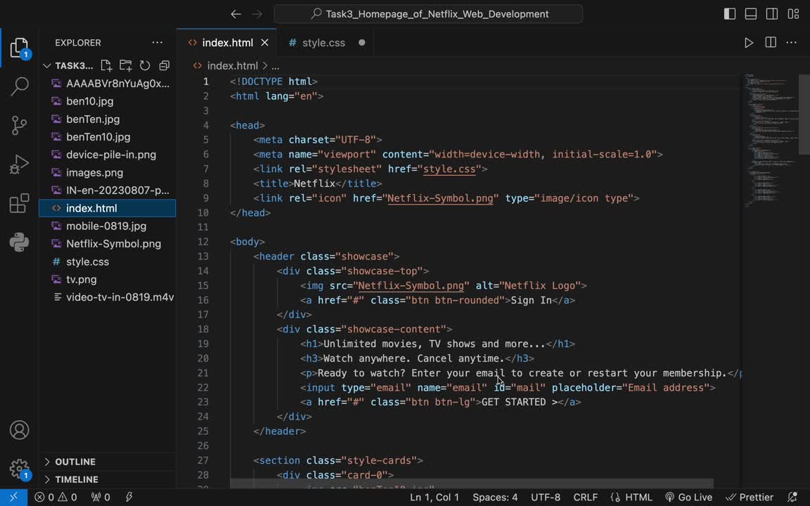 Mohammad Zeeshan on LinkedIn: #html #css #webdevelopment #bharatintern ... Mohammad Zeeshan on LinkedIn: #html #css #webdevelopment #bharatintern ...