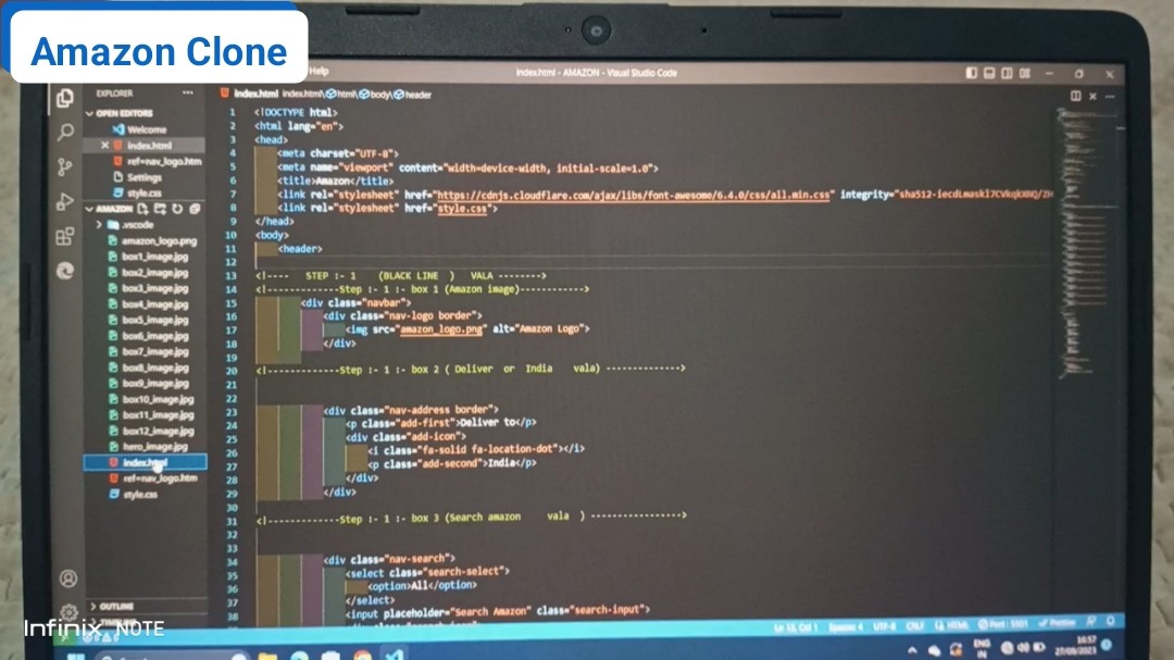 Ankit Sharma on LinkedIn: #webdevelopment #html #css #amazonclone Ankit Sharma on LinkedIn: #webdevelopment #html #css #amazonclone