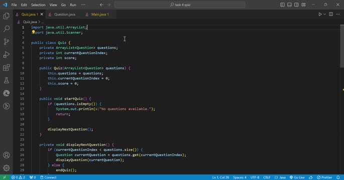 Project 4: Quiz Application in Java by CodSoft | Harshvardhan Mohite ... Project 4: Quiz Application in Java by CodSoft | Harshvardhan Mohite ...