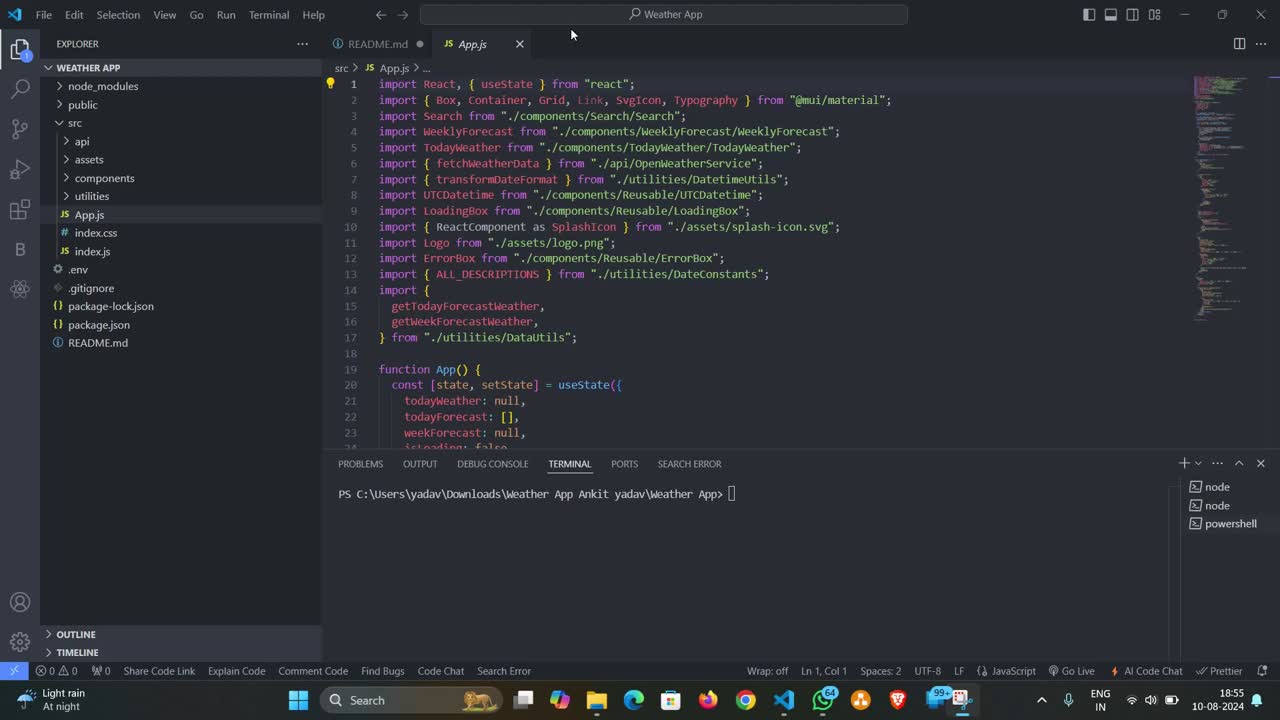 yash soni on LinkedIn: Excited to share my latest project—a weather app ... yash soni on LinkedIn: Excited to share my latest project—a weather app ...