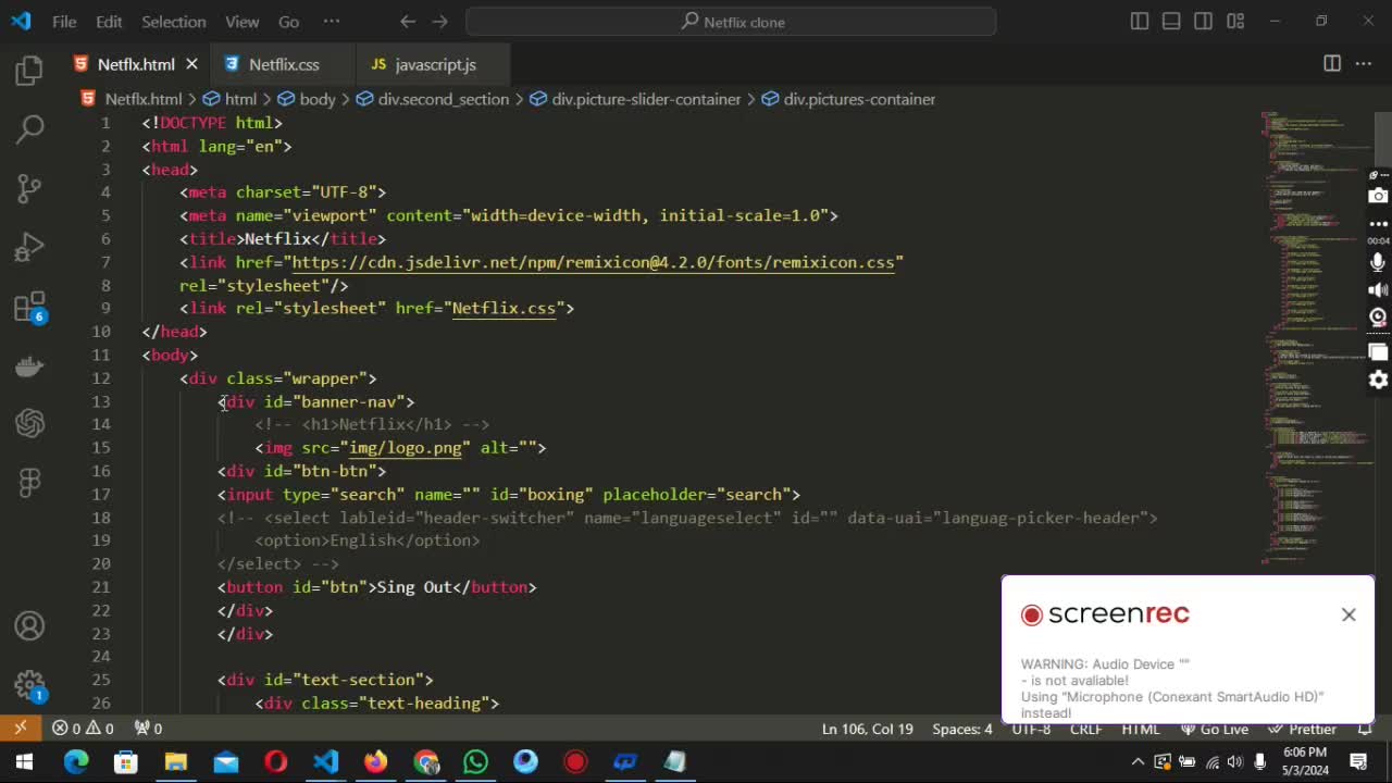 How I created my Netflix clone using HTML, CSS, and JavaScript ... How I created my Netflix clone using HTML, CSS, and JavaScript ...
