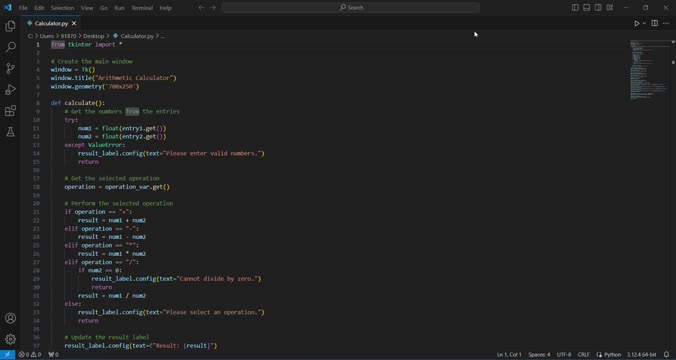 Abhishek Singh on LinkedIn: #codsoft #internship #python #calculator #task Abhishek Singh on LinkedIn: #codsoft #internship #python #calculator #task