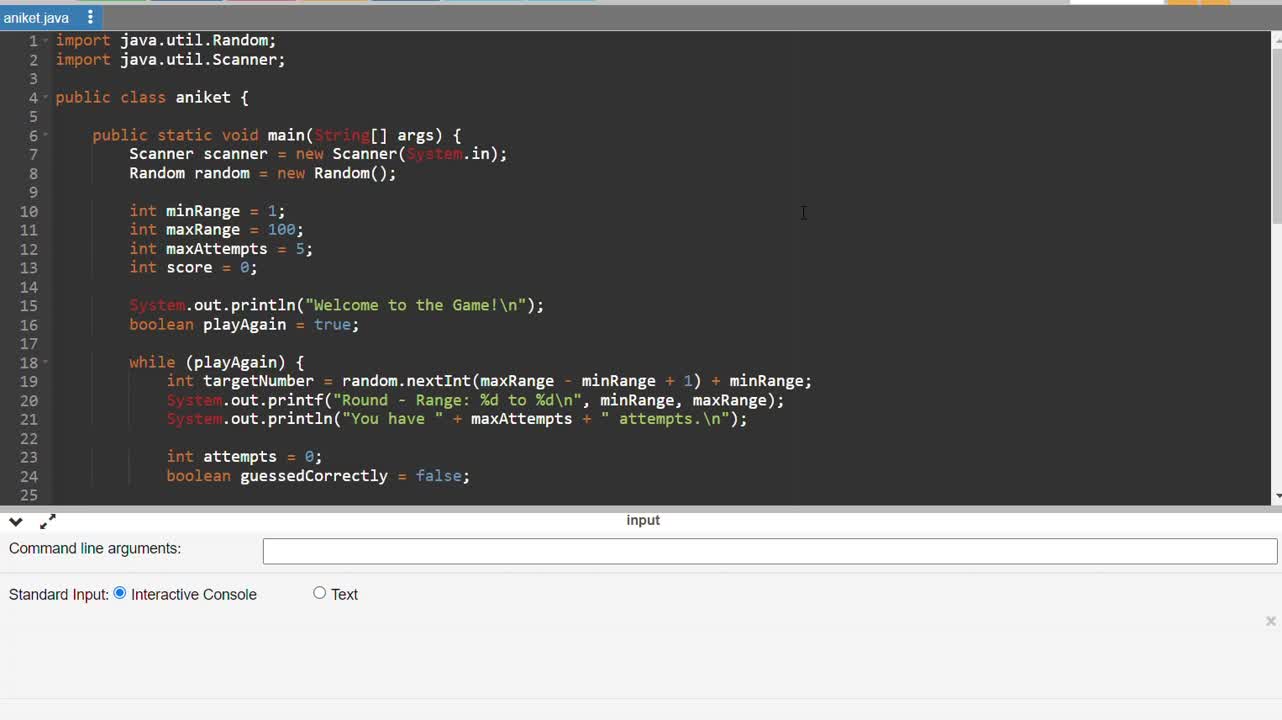Aniket Chaudhari on LinkedIn: #codsoft #codsoftinternship #javaprogramming Aniket Chaudhari on LinkedIn: #codsoft #codsoftinternship #javaprogramming