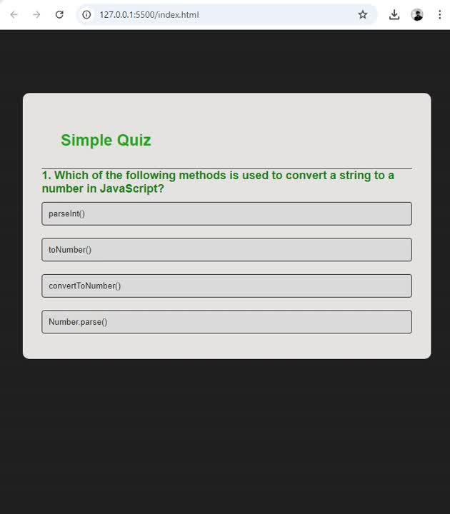 Abdur Rehman on LinkedIn: #javascript #webdevelopment #coding #quizapp ... Abdur Rehman on LinkedIn: #javascript #webdevelopment #coding #quizapp ...