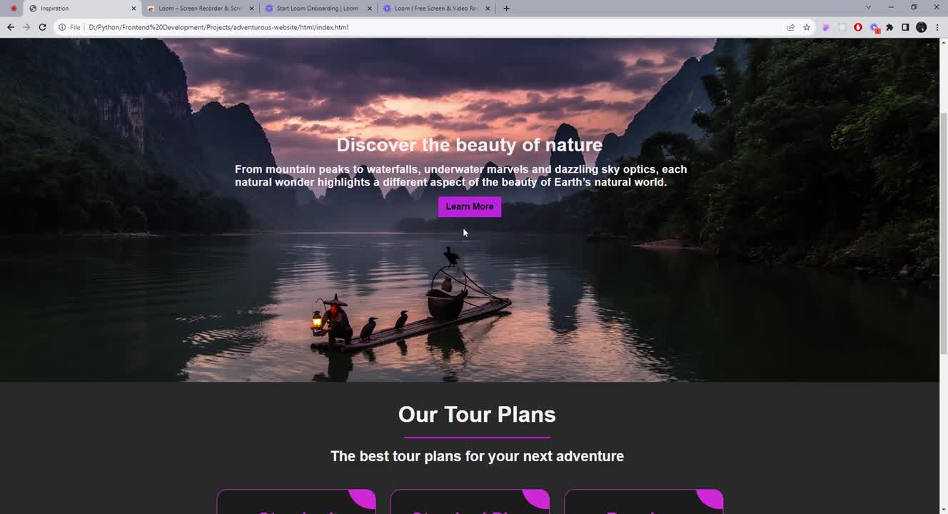 Ahmad Raza on LinkedIn: Website Project. Complete landing page and ... Ahmad Raza on LinkedIn: Website Project. Complete landing page and ...