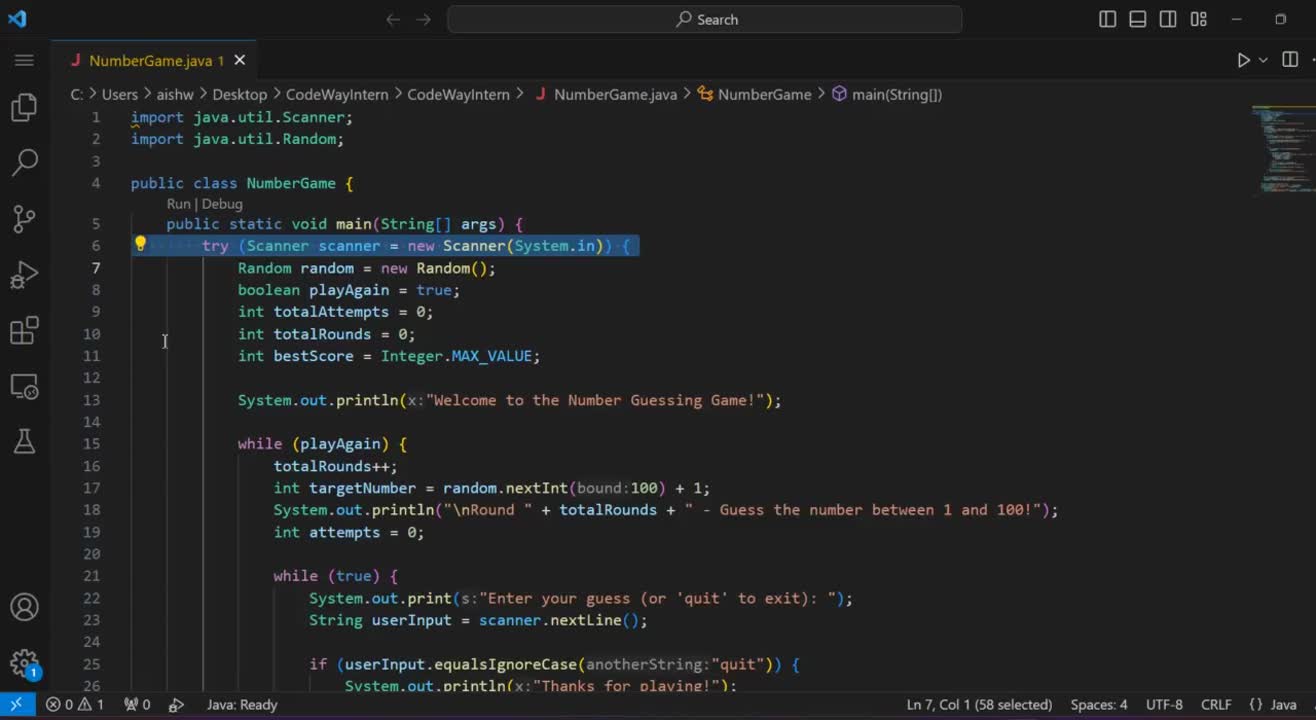#codewayintern #codeway #internship #javadevelopment | Aishwarya Khanzode #codewayintern #codeway #internship #javadevelopment | Aishwarya Khanzode