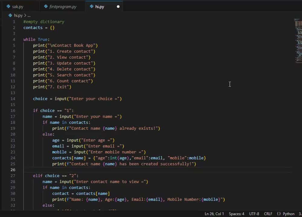 Sakshi Sharma on LinkedIn: #codsoft #internship #python Sakshi Sharma on LinkedIn: #codsoft #internship #python