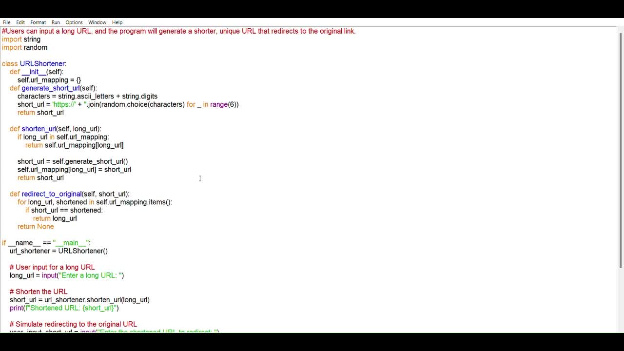 Harsh Singh on LinkedIn: #python #urlshortener Harsh Singh on LinkedIn: #python #urlshortener