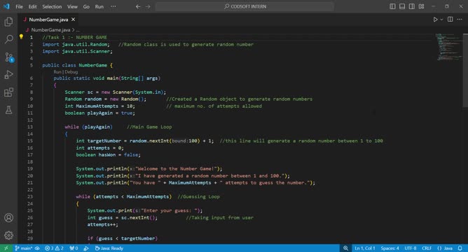 Bhuvanesh Neve on LinkedIn: #java #programming #internship #codsoft # ... Bhuvanesh Neve on LinkedIn: #java #programming #internship #codsoft # ...