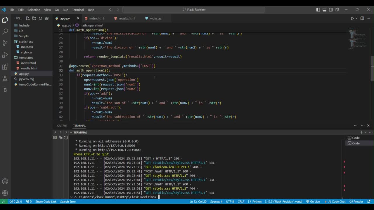 Vivek Kumar on LinkedIn: #python #flask #apis #webdevelopment # ... Vivek Kumar on LinkedIn: #python #flask #apis #webdevelopment # ...