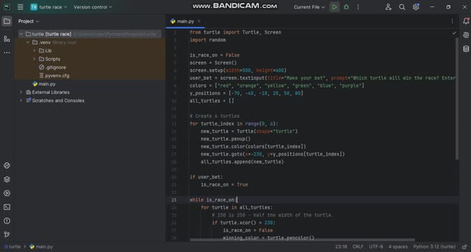 Introducing my Python Turtle Race Project! | Sakshi Aghav posted on the ... Introducing my Python Turtle Race Project! | Sakshi Aghav posted on the ...