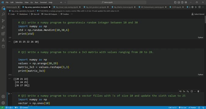 Kanifnath Gite on LinkedIn: #numpy #python #numpy #python #datascience ... Kanifnath Gite on LinkedIn: #numpy #python #numpy #python #datascience ...