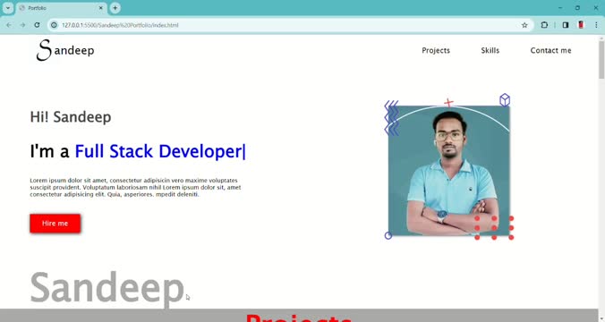 Sandeep Ravidas on LinkedIn: #webdevelopment #portfoliowebsite #html # ... Sandeep Ravidas on LinkedIn: #webdevelopment #portfoliowebsite #html # ...