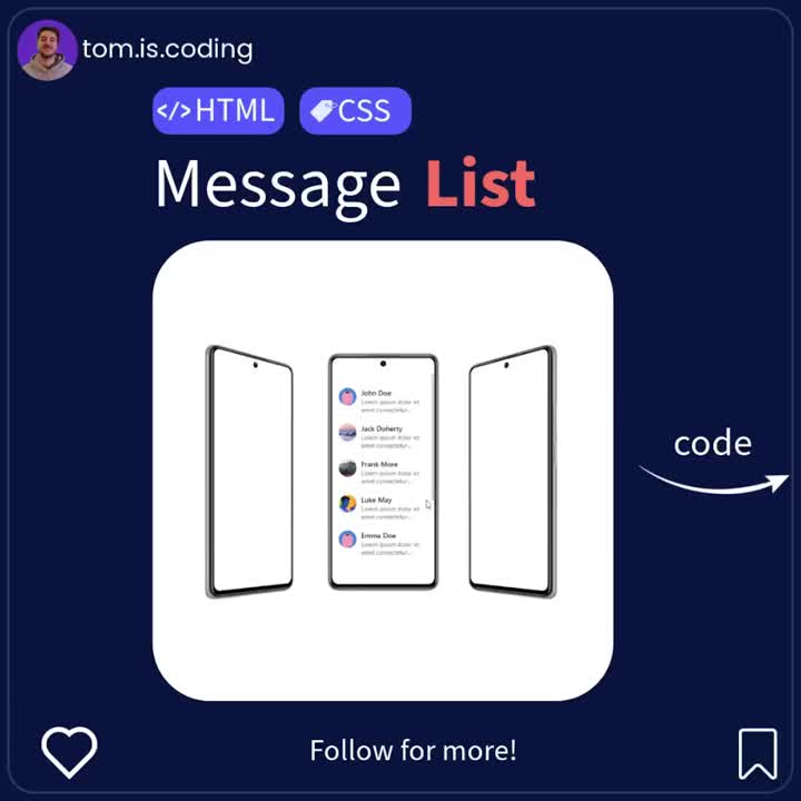 Tom Nemec on LinkedIn: #html #css #web #webdeveloper #coding Tom Nemec on LinkedIn: #html #css #web #webdeveloper #coding