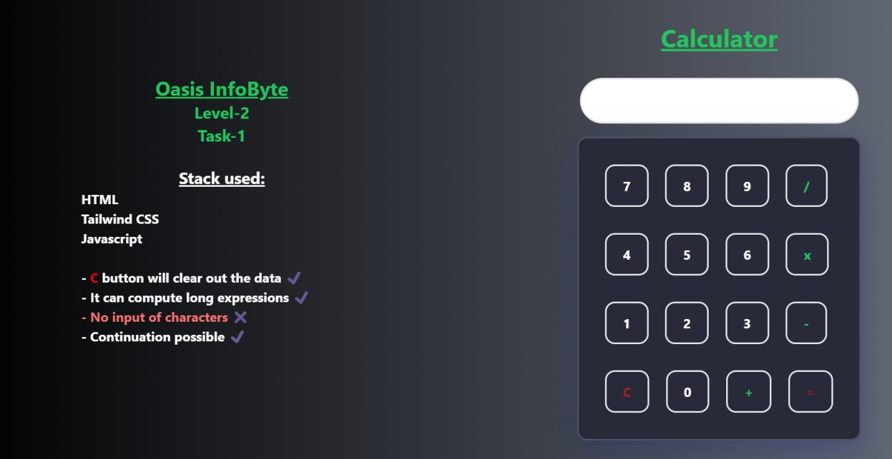 Mayank Kumar on LinkedIn: #oasisinfobyte #html #css #javascript Mayank Kumar on LinkedIn: #oasisinfobyte #html #css #javascript