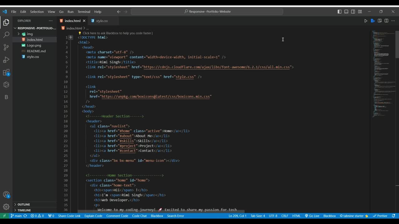 Rimi Singh on LinkedIn: #html #css #javascript #coding #projectshowcase ... Rimi Singh on LinkedIn: #html #css #javascript #coding #projectshowcase ...