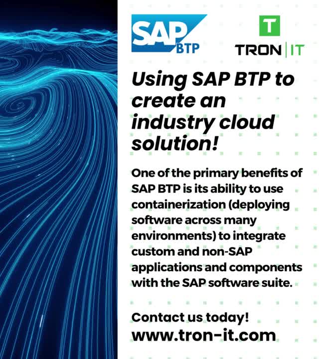TronIT on LinkedIn: #sapbtp #digitalinnovation TronIT on LinkedIn: #sapbtp #digitalinnovation