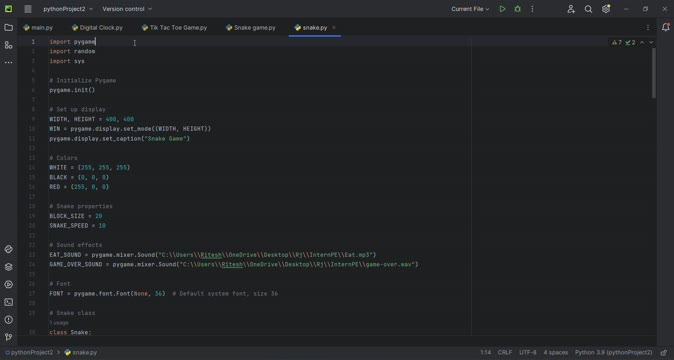 Ritesh Jaiswar on LinkedIn: #python #gamedevelopment #programming # ... Ritesh Jaiswar on LinkedIn: #python #gamedevelopment #programming # ...