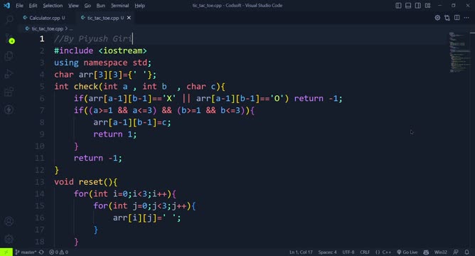 Piyush Giri on LinkedIn: #codsoft #codsoftinternship #cpp #programming ... Piyush Giri on LinkedIn: #codsoft #codsoftinternship #cpp #programming ...