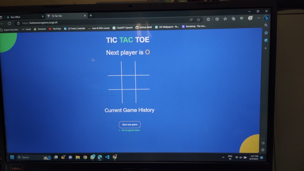 Abhishek pratap singh on LinkedIn: #reactjs #tictactoe #strategygaming ... Abhishek pratap singh on LinkedIn: #reactjs #tictactoe #strategygaming ...