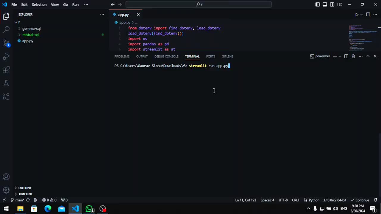 AI SQL engineer uses Mistral model | Gaurav Sinha posted on the topic ... AI SQL engineer uses Mistral model | Gaurav Sinha posted on the topic ...