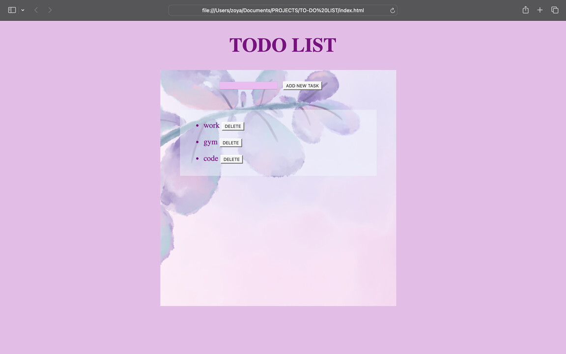 Zoya Yusuf on LinkedIn: #javascript #webdevelopment #todolist # ... Zoya Yusuf on LinkedIn: #javascript #webdevelopment #todolist # ...