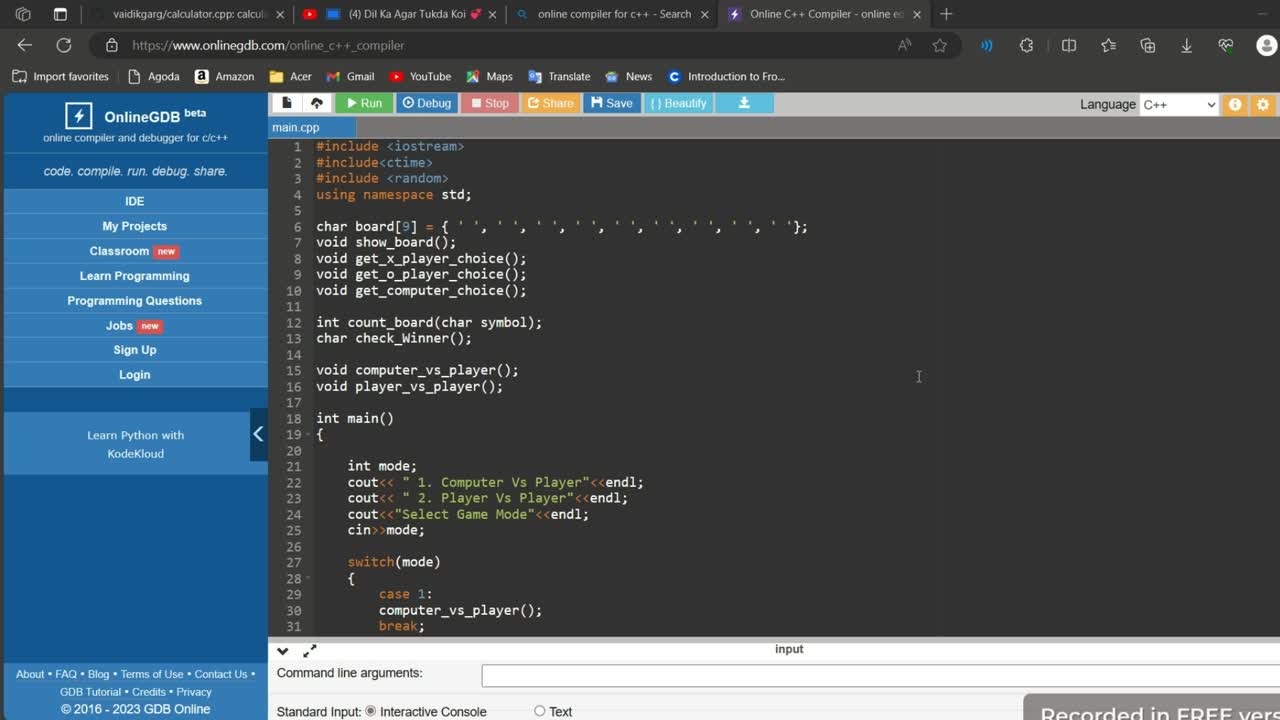 Vaidik Garg on LinkedIn: #codsoft #cplusplus #tictactoegame # ... Vaidik Garg on LinkedIn: #codsoft #cplusplus #tictactoegame # ...