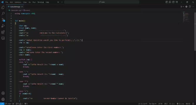 Syed Mudassir on LinkedIn: Task2: Simple calculator CodSoft #codsoft# ... Syed Mudassir on LinkedIn: Task2: Simple calculator CodSoft #codsoft# ...
