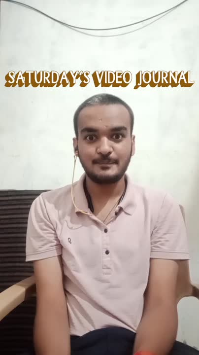 Vedant Tiwari on LinkedIn: Another Episode of our Saturday's Journal ... Vedant Tiwari on LinkedIn: Another Episode of our Saturday's Journal ...