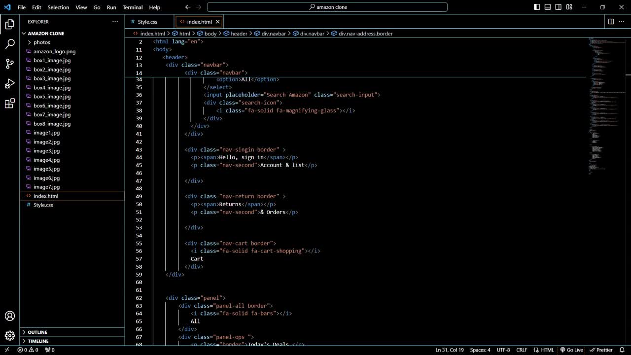 Borad Jash on LinkedIn: #webdevelopment #html #css #amazonclone # ... Borad Jash on LinkedIn: #webdevelopment #html #css #amazonclone # ...