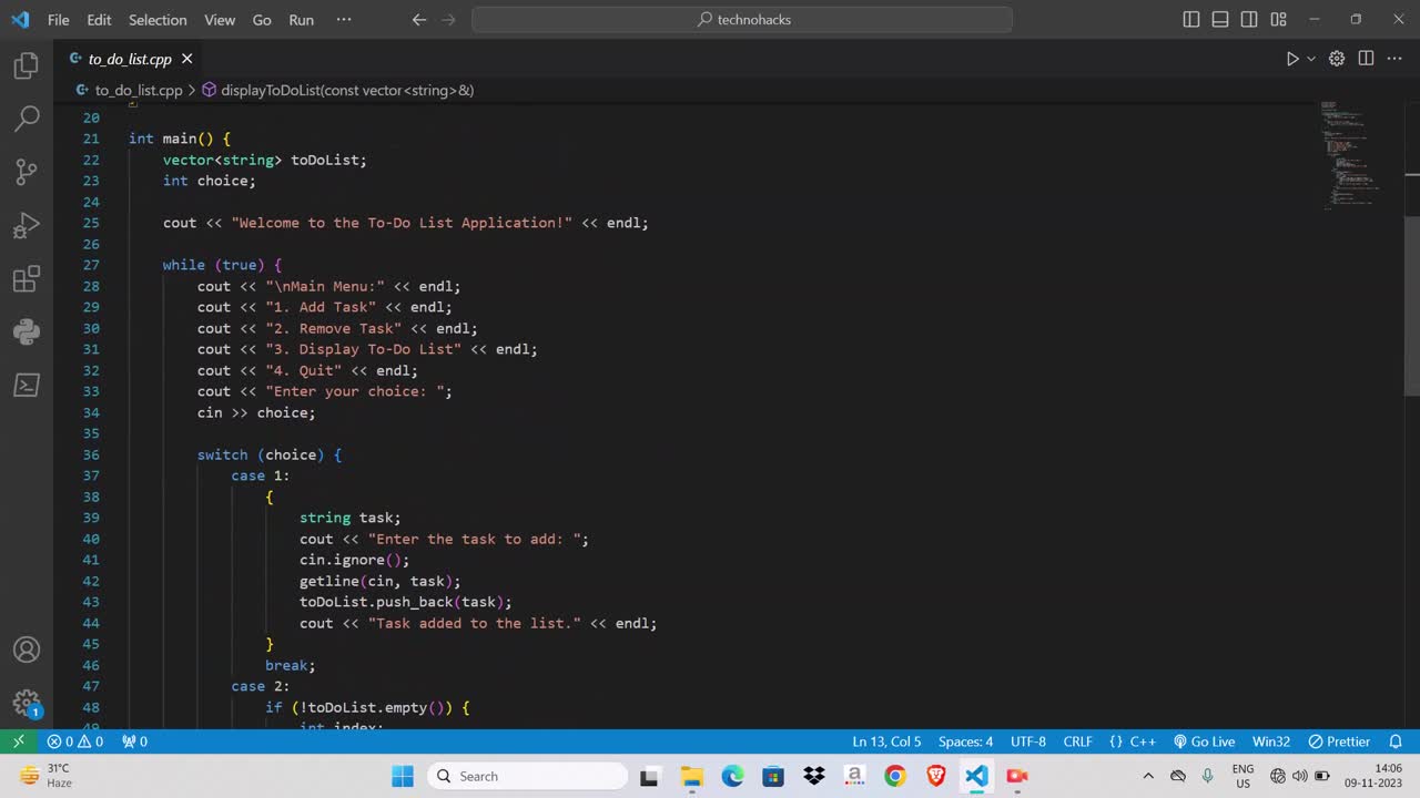 Reeteshu Kushwaha on LinkedIn: #task3 #to_do_list #c # ... Reeteshu Kushwaha on LinkedIn: #task3 #to_do_list #c # ...