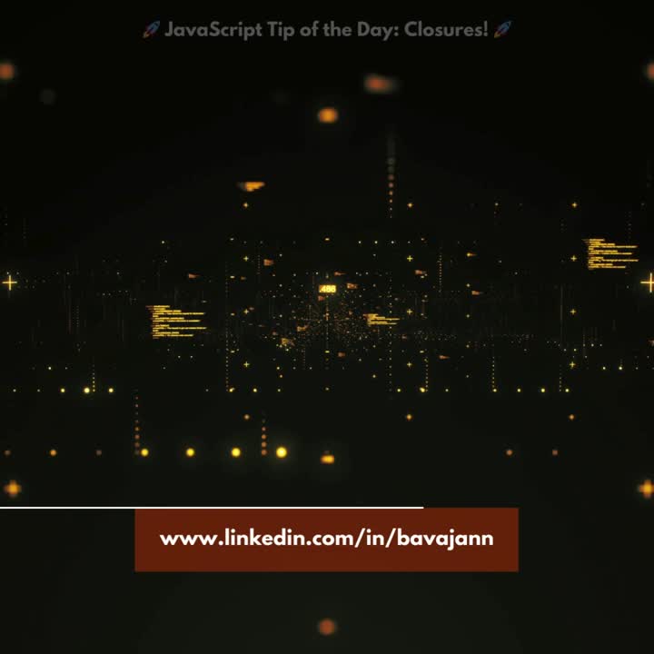 G Bavajann on LinkedIn: #javascript #closures #codingtips # ... G Bavajann on LinkedIn: #javascript #closures #codingtips # ...